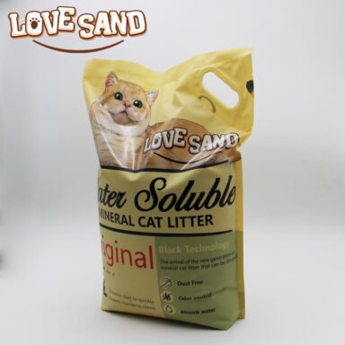 LOVE SAND® 100% Water - Soluble Mineral Cat Litter - LOVE SAND® Cat Litter
