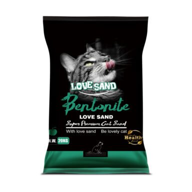 LOVE SAND® 20kg Bentonite cat litter sand - LOVE SAND® Cat Litter